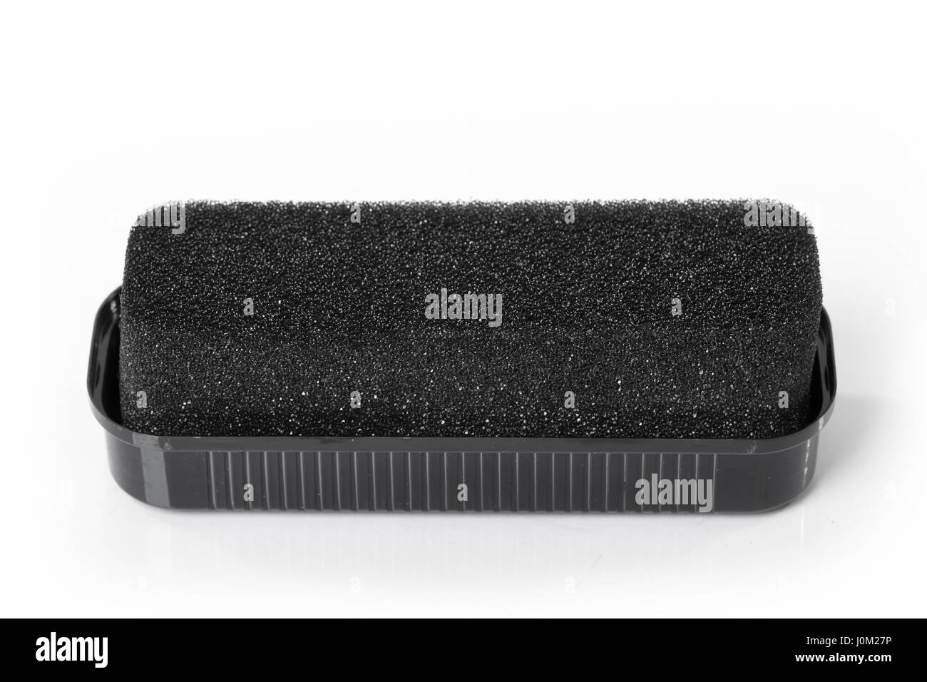 Shoe shine sponge isolated on white background Stock Photo - Alamy