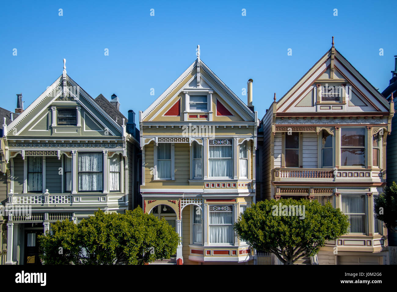 Row houses san francisco hi-res stock photography and images - Alamy