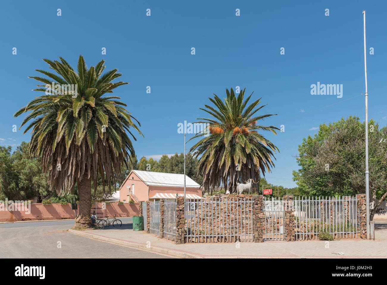 WILLOWMORE, SOUTH AFRICA - MARCH 23, 2017: A street scene with a ...