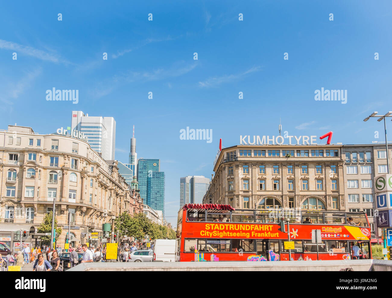 city sightseeing bus at main station bus stop Stock Photo - Alamy