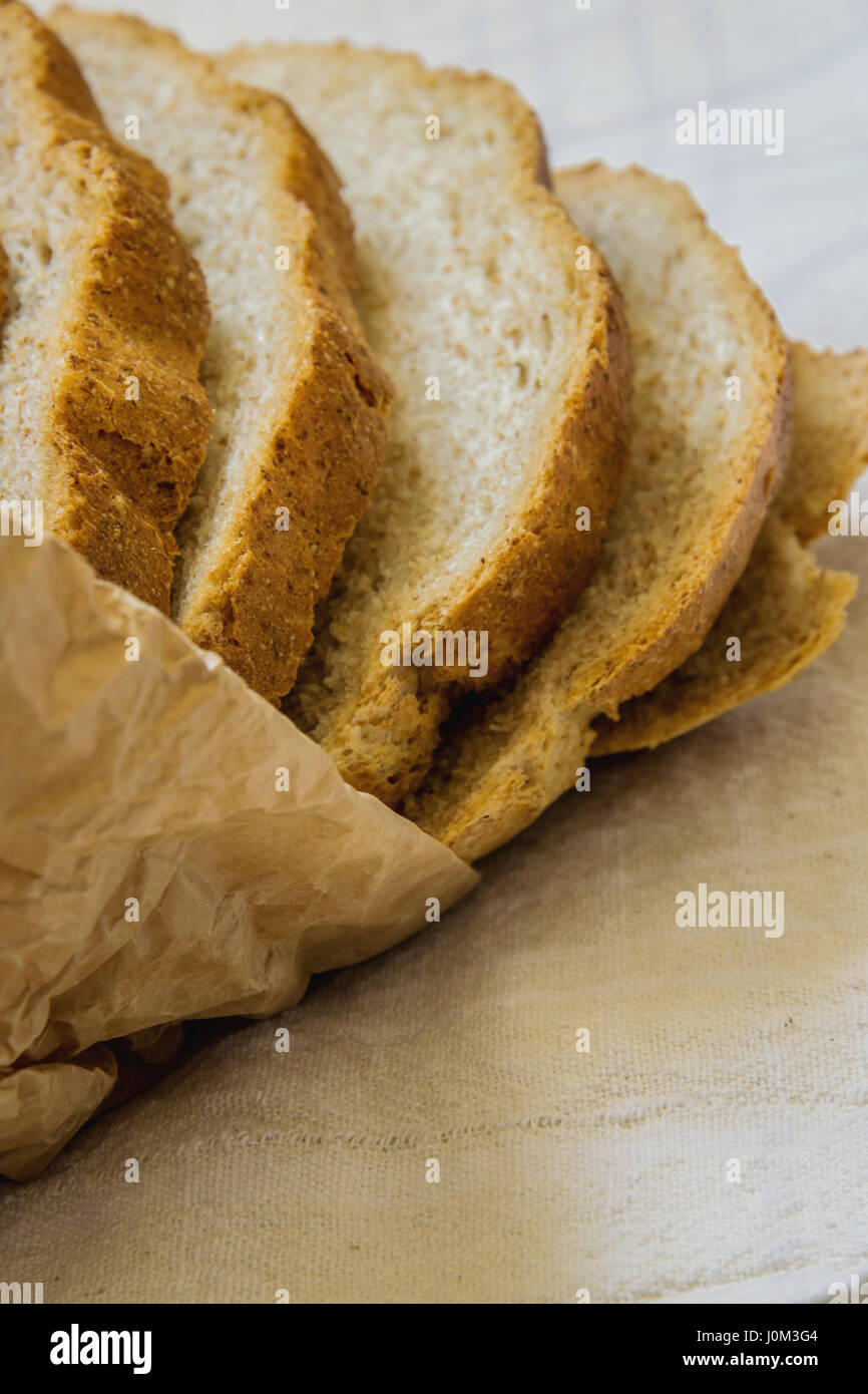 Warm wheat whole bread Stock Photo - Alamy