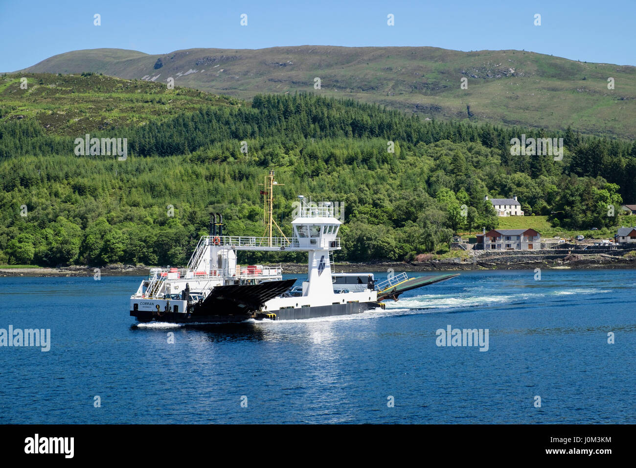 Corran Ferry crossing Loch Linnhe to Corran, Fort William, Inverness ...