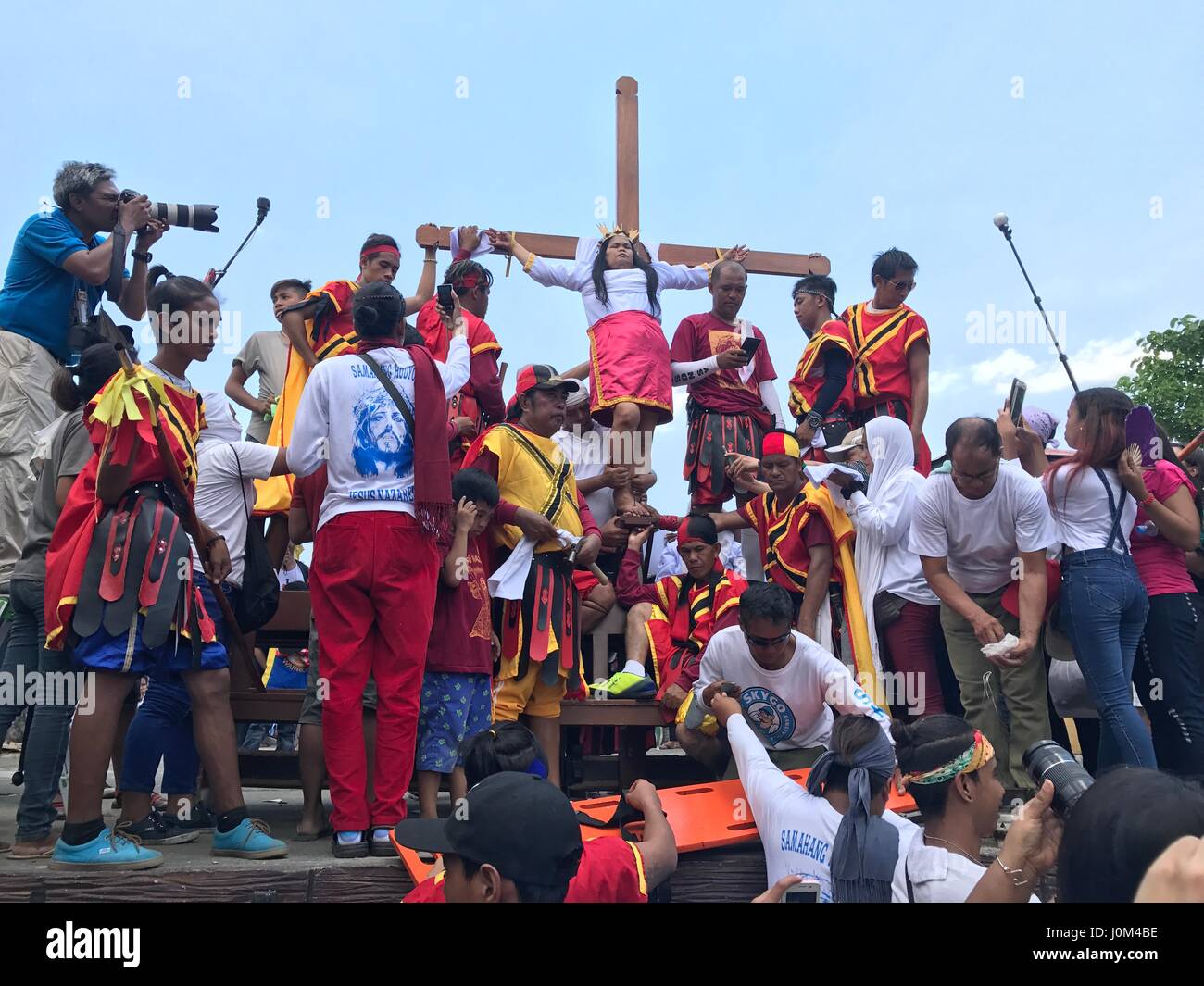 Woman crucified hi-res stock photography and images - Alamy
