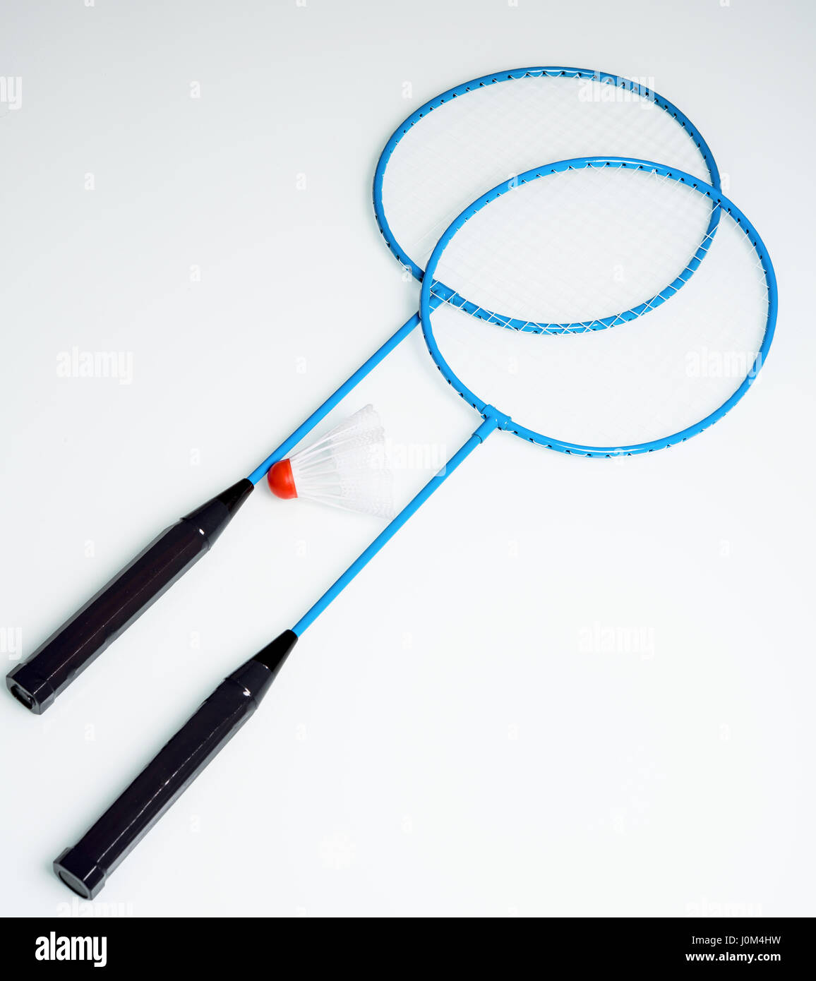 blue badminton rackets Stock Photo - Alamy