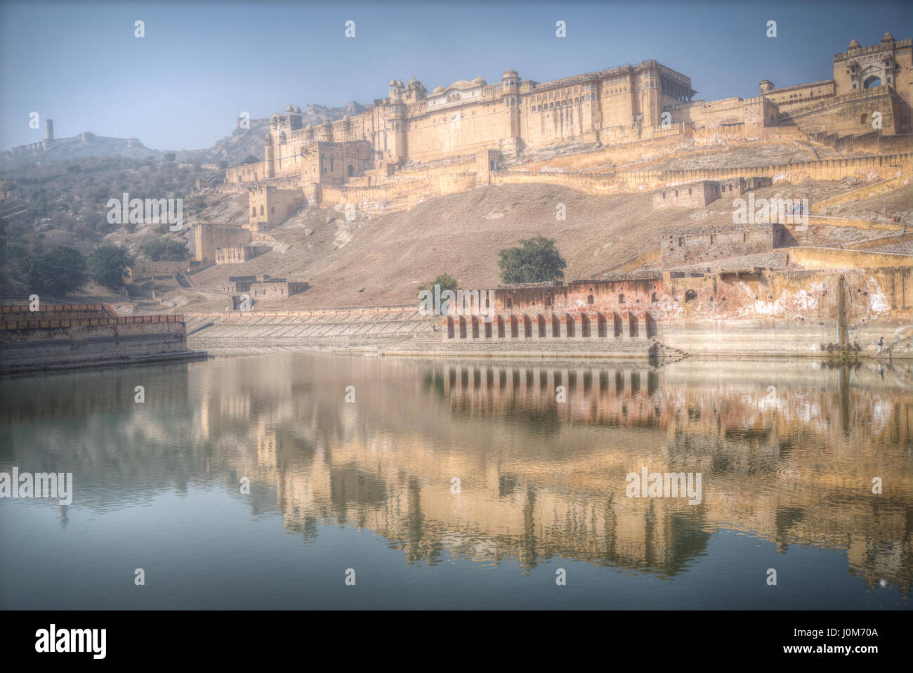 Amber Fort or Amer - fortified residence of Raja in the eponymous ...