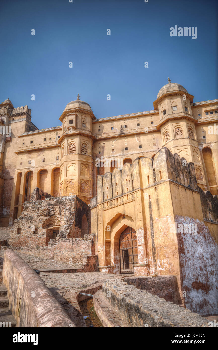 Amber Fort or Amer - fortified residence of Raja in the eponymous ...