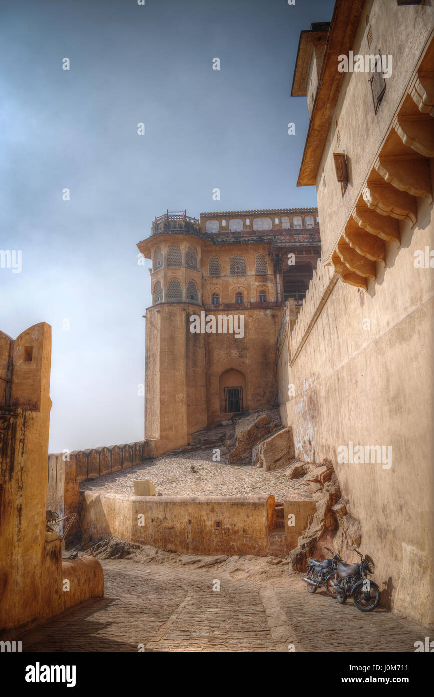 Amber Fort or Amer - fortified residence of Raja in the eponymous ...