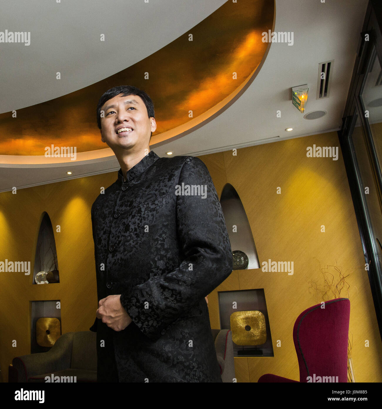 TAN Chade Meng (Chade-Meng) - Date : 20140430 ©Philippe Matsas/Opale ...