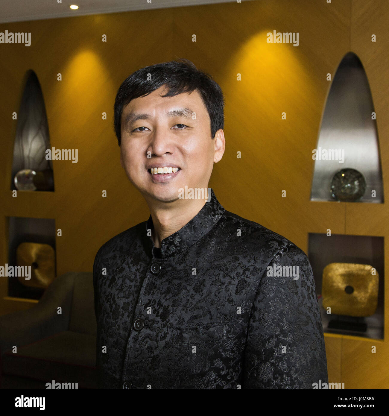 TAN Chade Meng (Chade-Meng) - Date : 20140430 ©Philippe Matsas/Opale ...