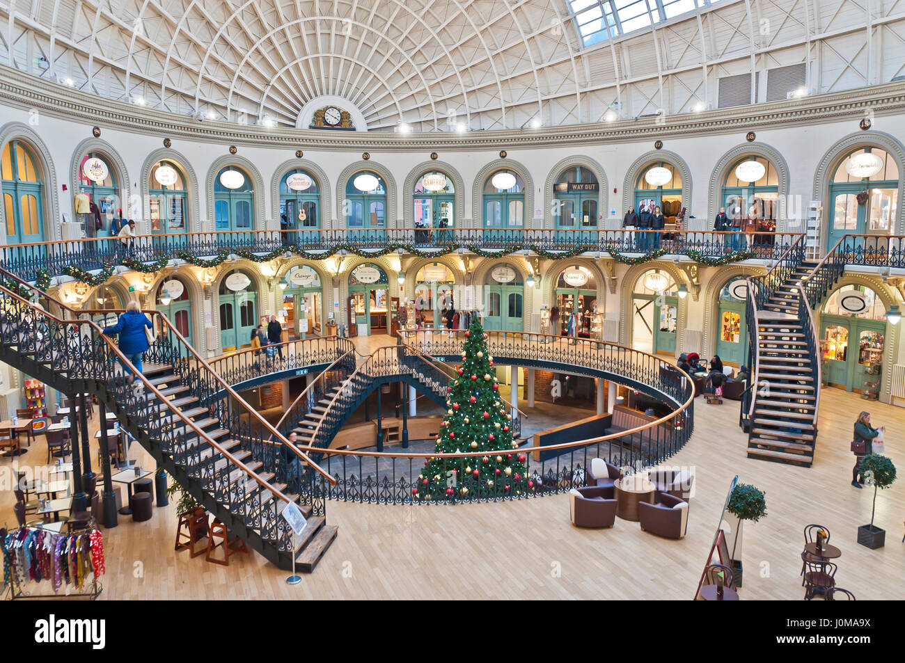 Leeds Corn Exchange Stock Photo - Alamy
