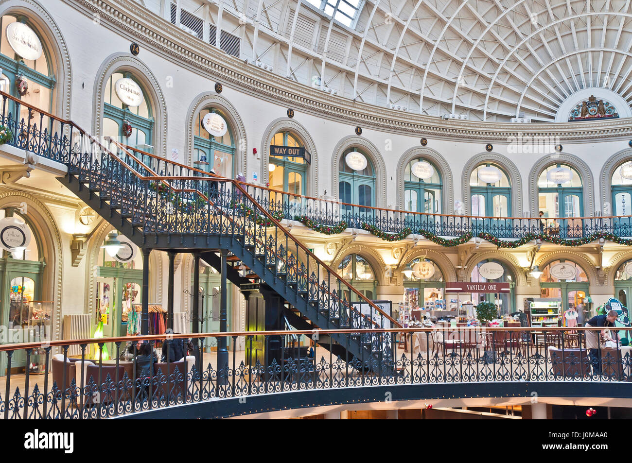 Leeds Corn Exchange Stock Photo - Alamy
