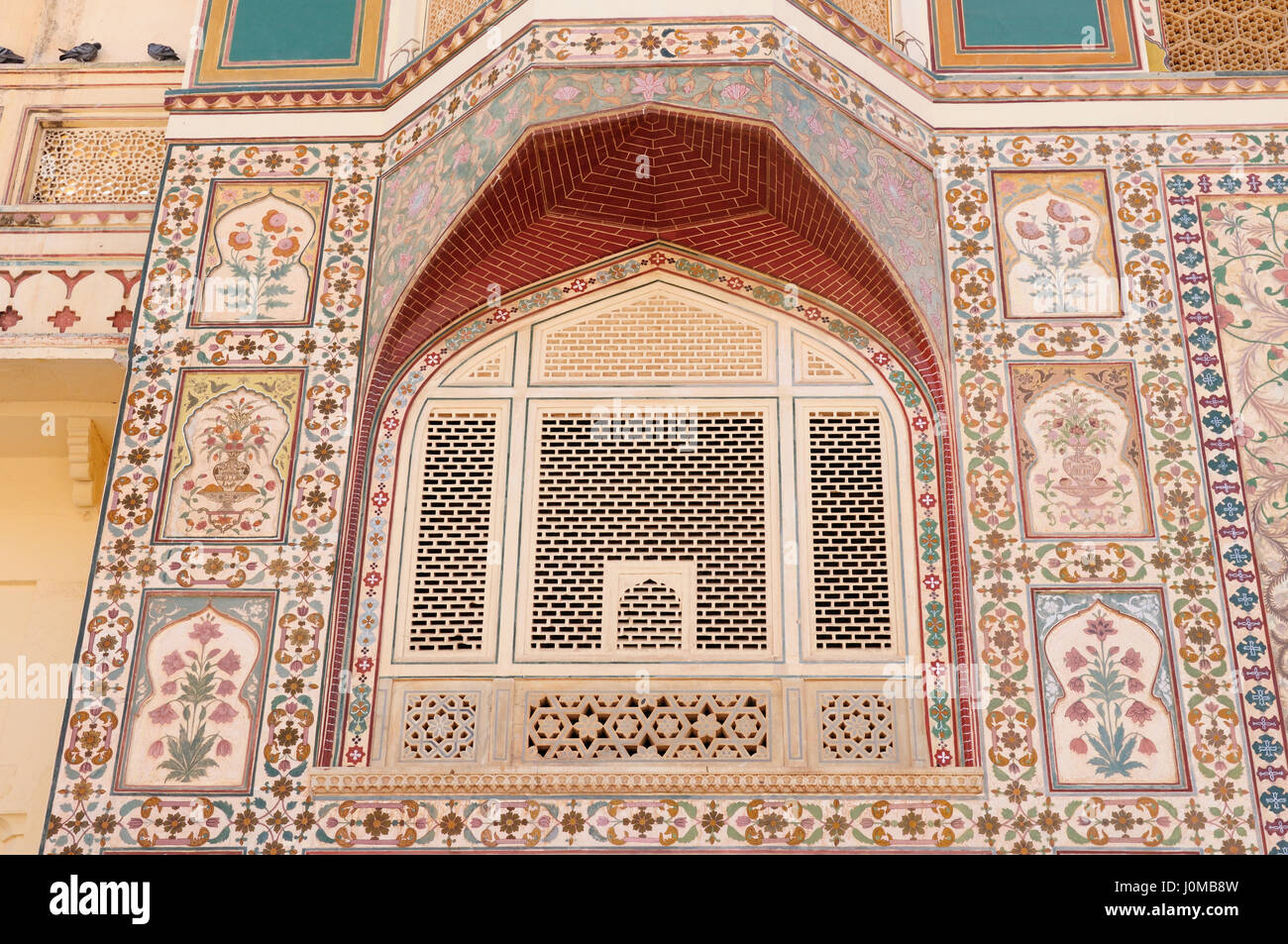A window in amber fort in jaipur hi-res stock photography and images ...