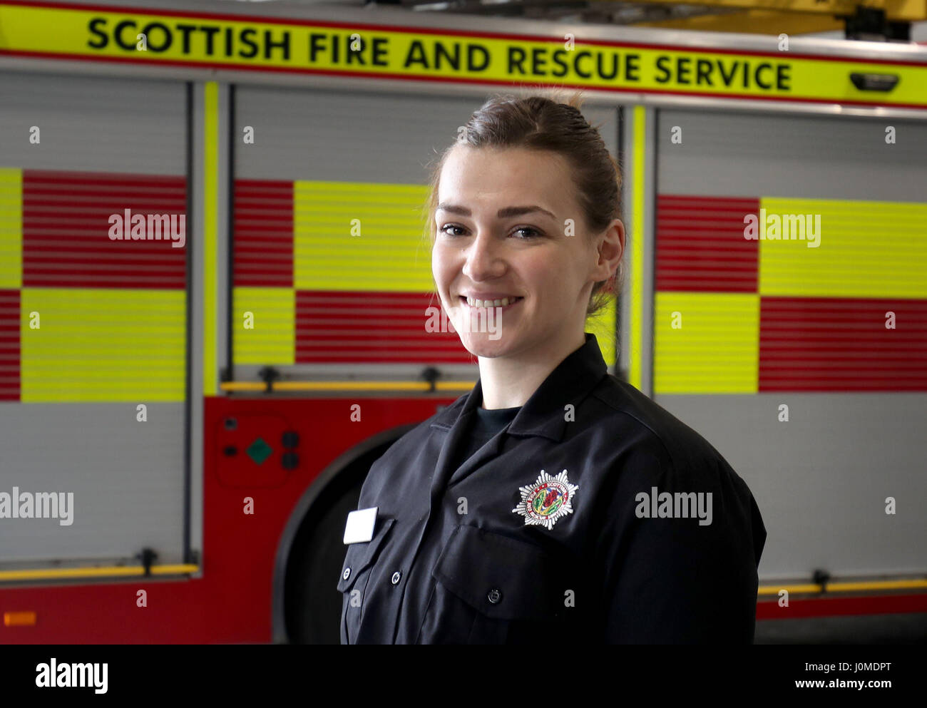 Jemma Campbell who is one of the 101 new full-time firefighters who ...
