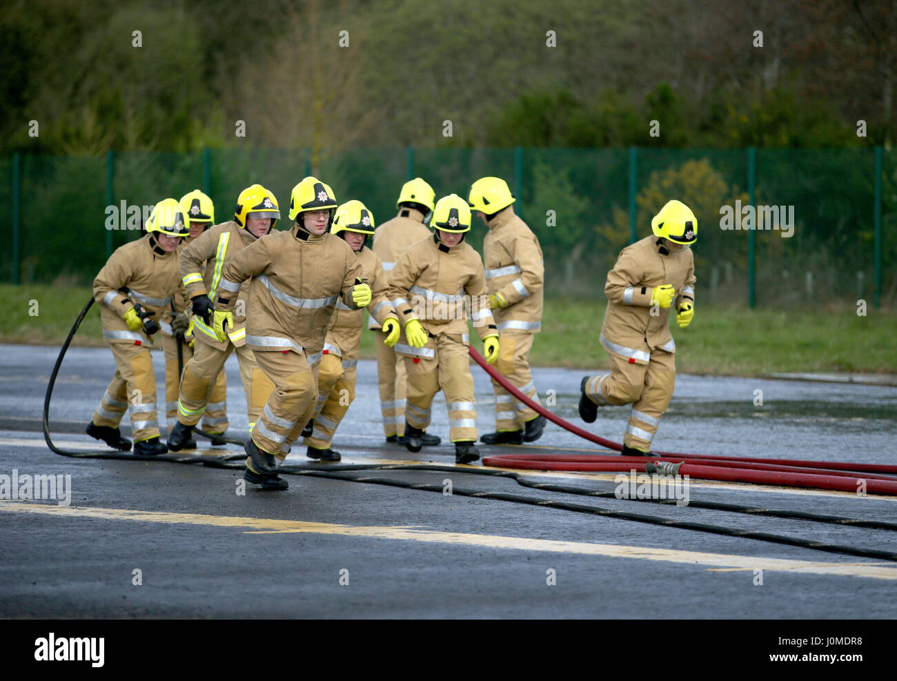 Some of the 101 new full-time firefighters' that have graduated ...