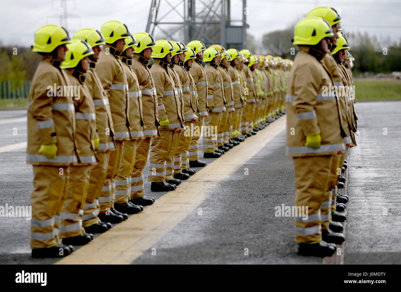 101 new full-time firefighters who have graduated in a special ceremony ...