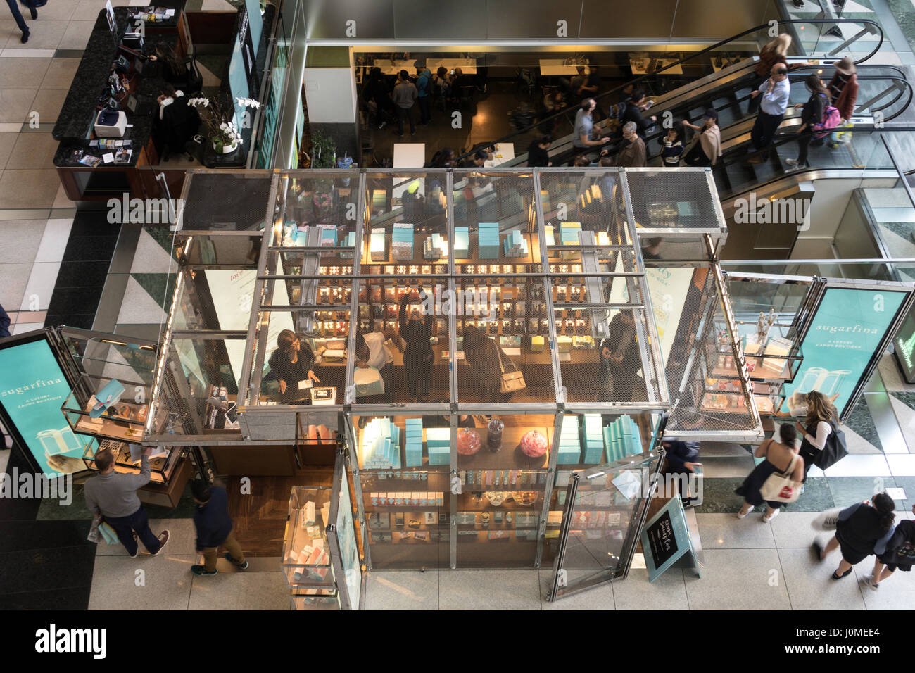 Time Warner Center Atrium Interior , NYC Stock Photo - Alamy