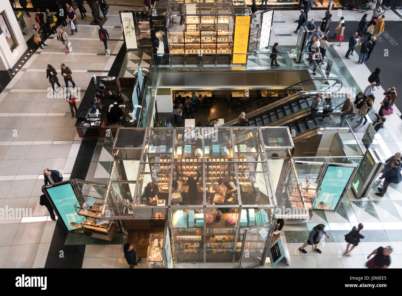 Interior view atrium looking down hi-res stock photography and images ...