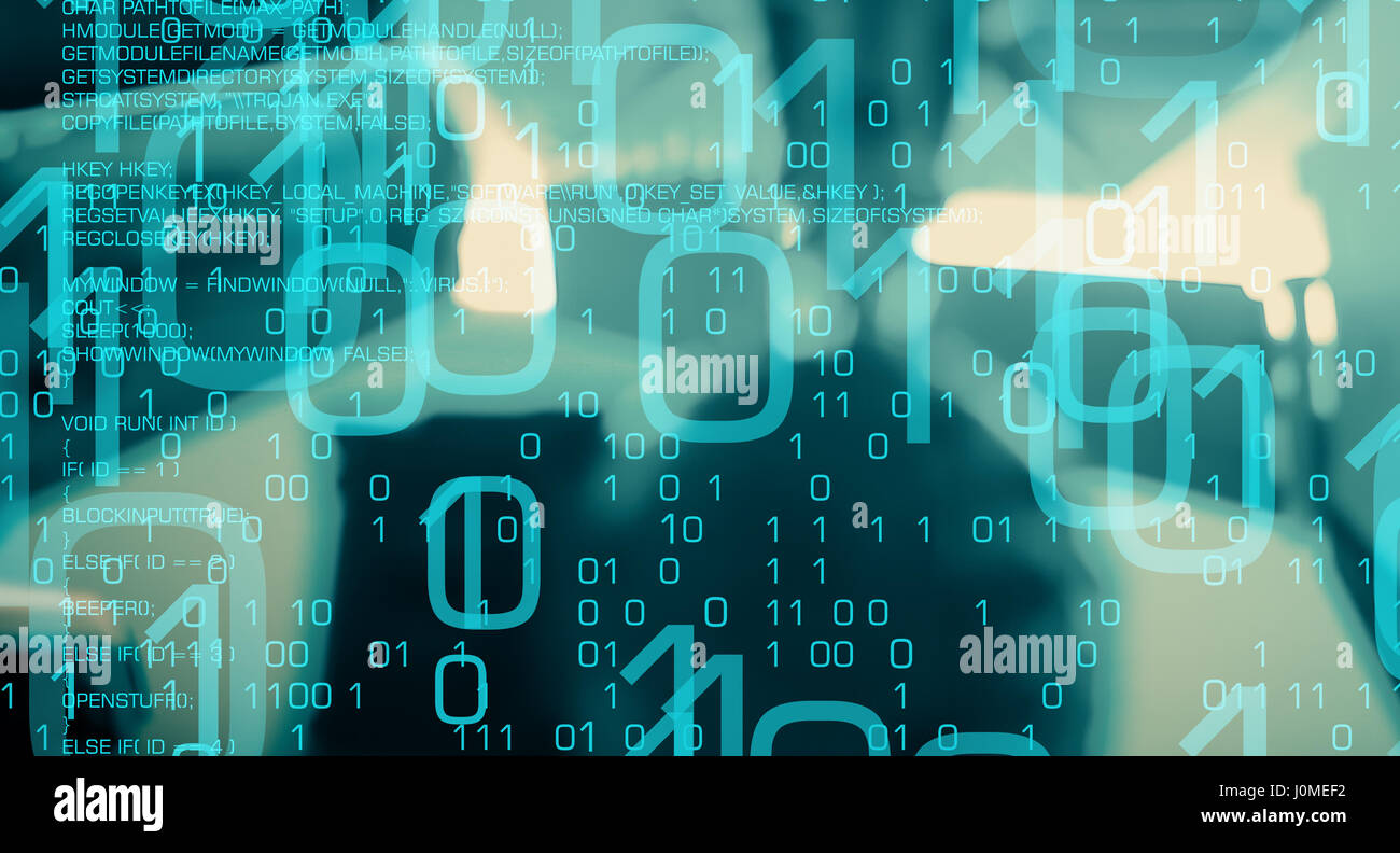 Computer cyber attack, cybersecurity network Stock Photo - Alamy