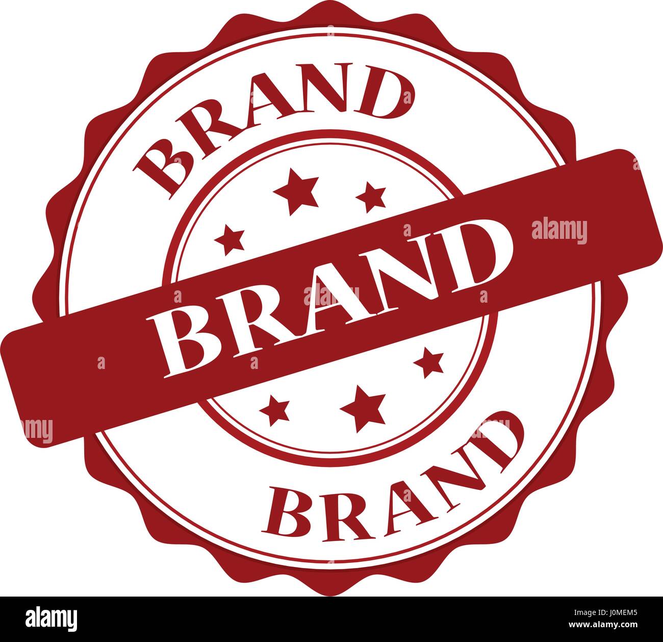Brand red stamp illustration Stock Vector Image & Art - Alamy