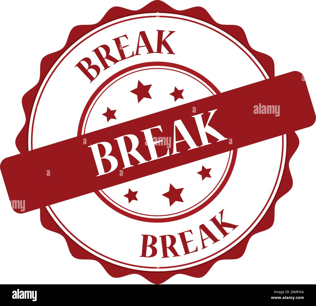 Break red stamp illustration Stock Vector Image & Art - Alamy