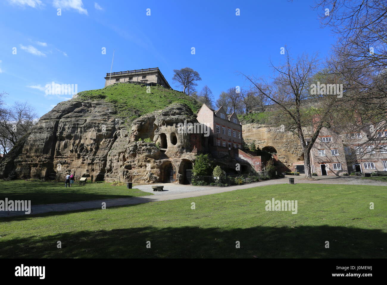 Caves and Museum of Nottingham Life Nottingham UK April 2017 Stock ...