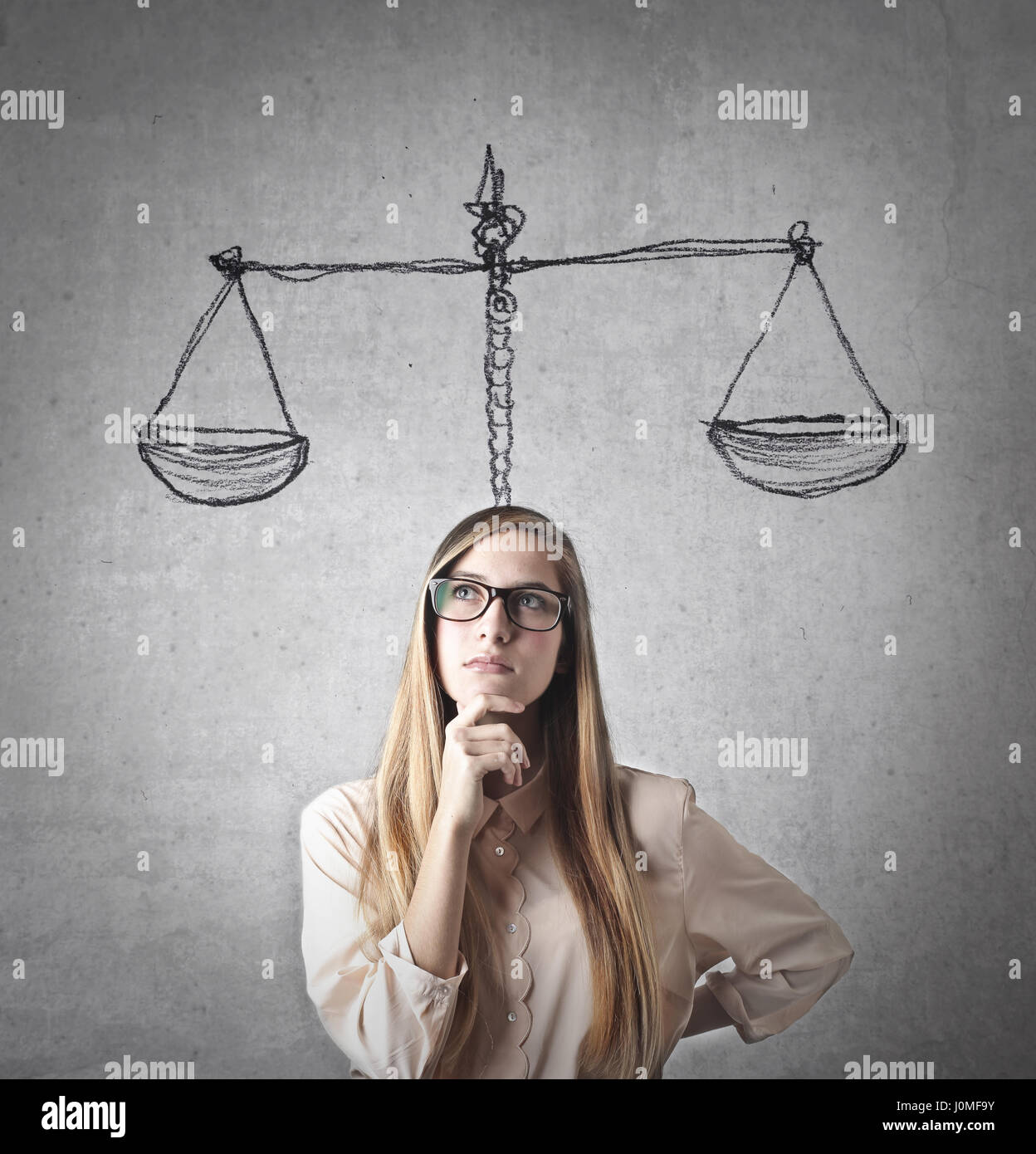 Libra woman hi-res stock photography and images - Alamy