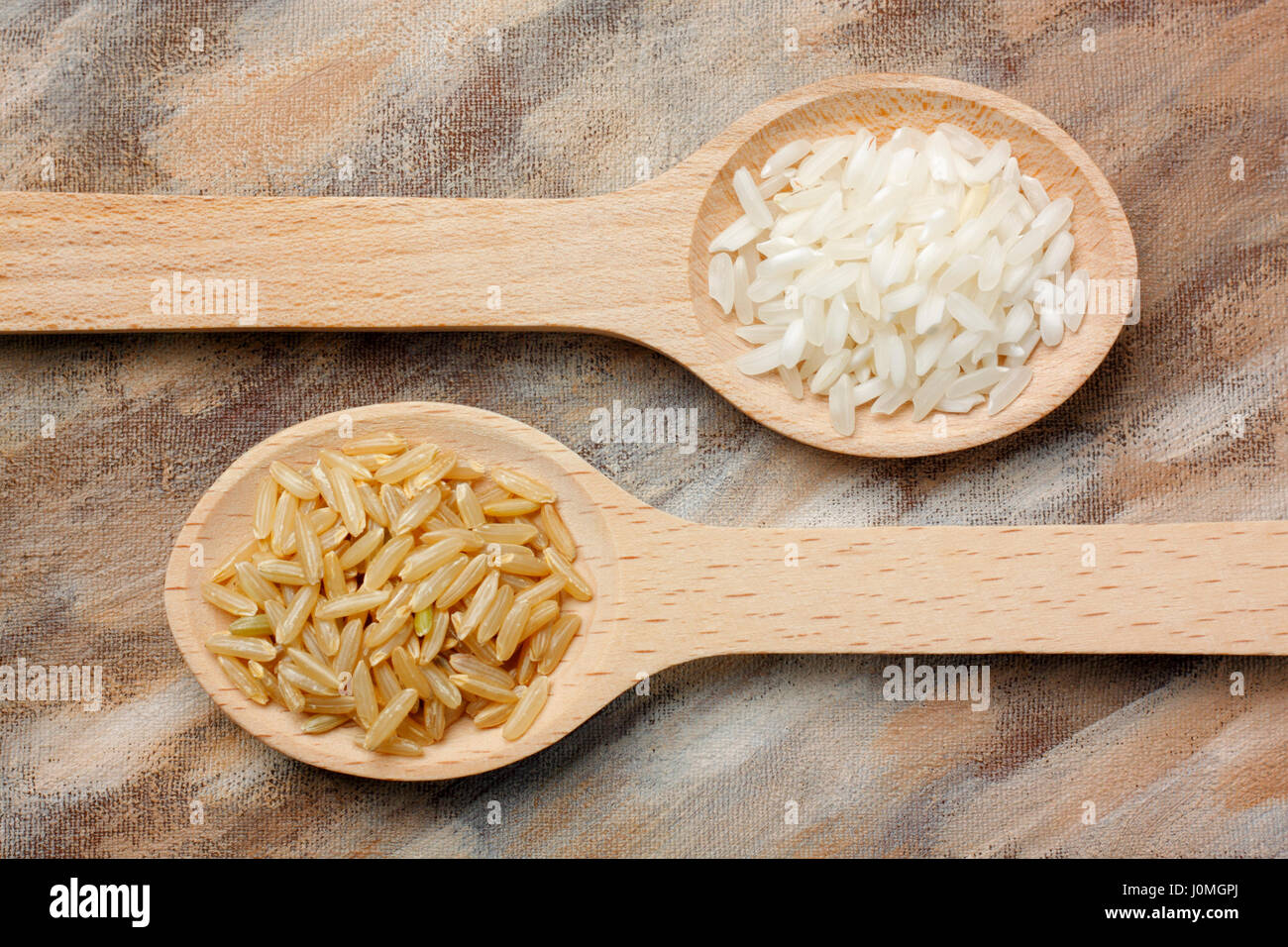 Spoons rice hi-res stock photography and images - Alamy