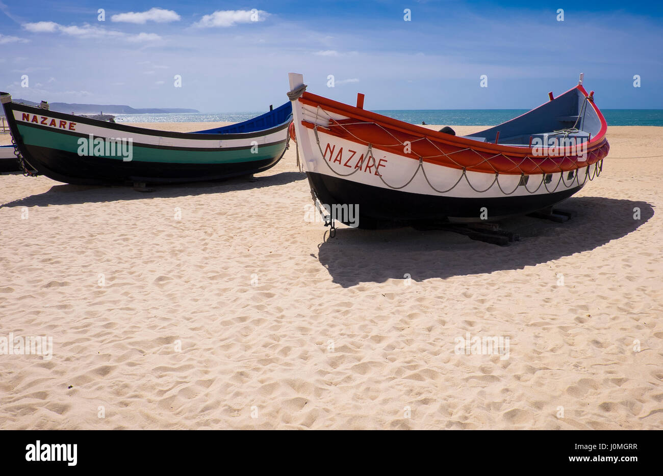 Nazare fishing boats hi-res stock photography and images - Alamy
