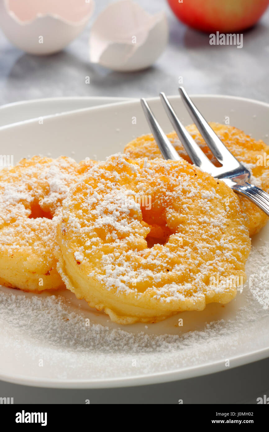 Apple rings icing hi-res stock photography and images - Alamy