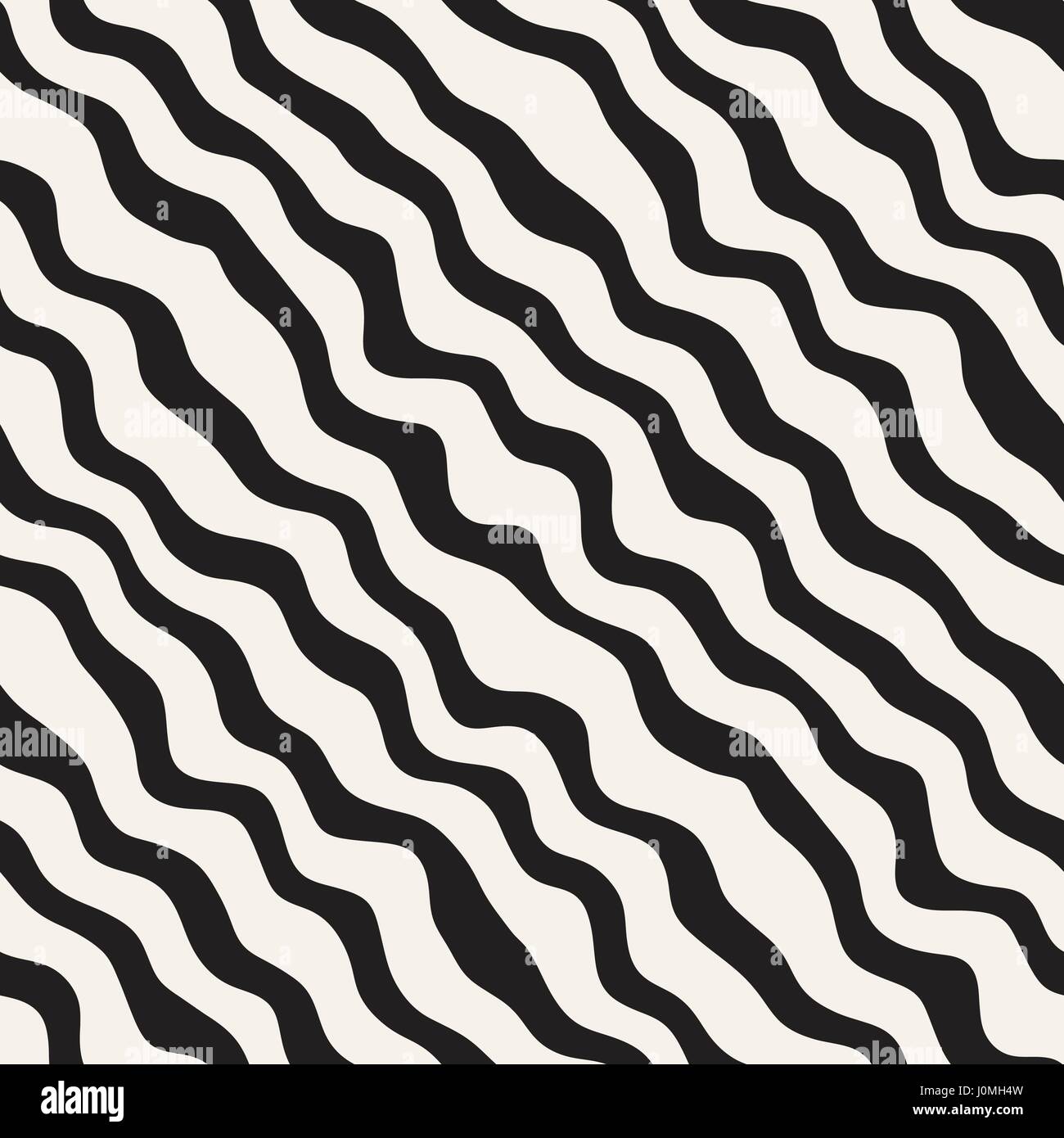 Wavy Ripple Hand Drawn Lines. Abstract Geometric Background Design ...