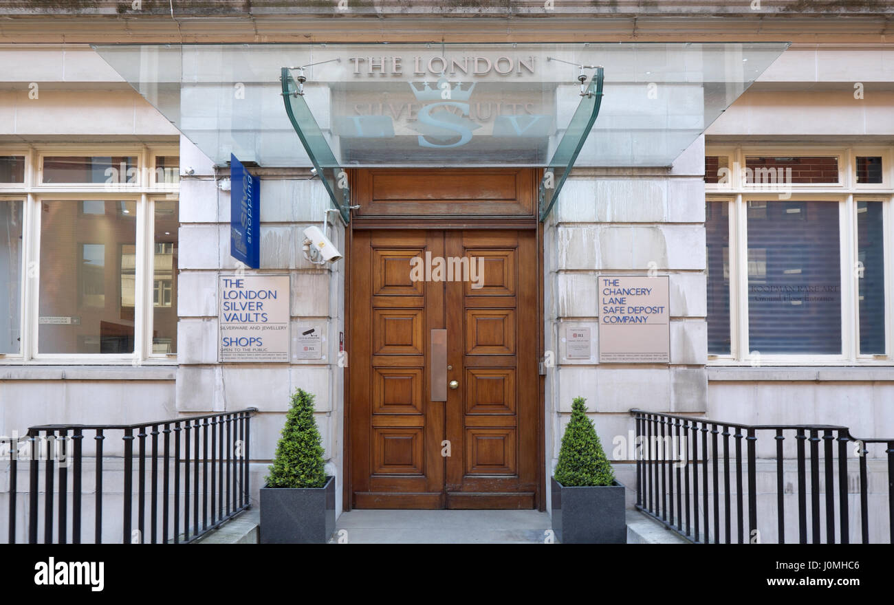 london silver vaults Stock Photo - Alamy