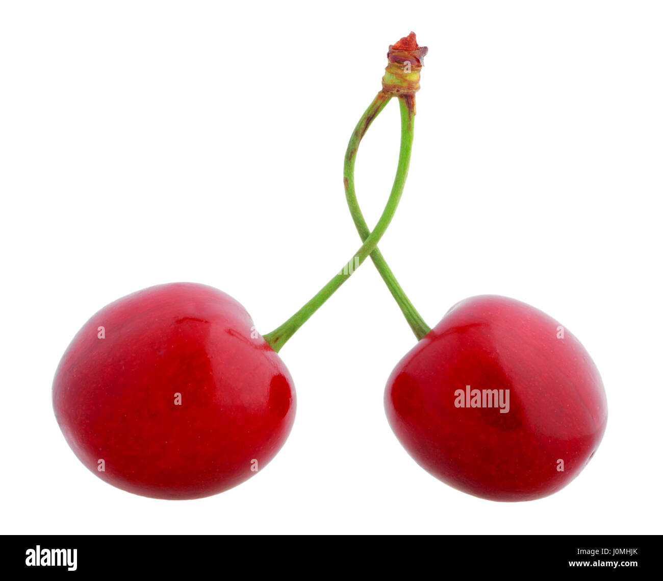 Pair ripe cherries hi-res stock photography and images - Alamy