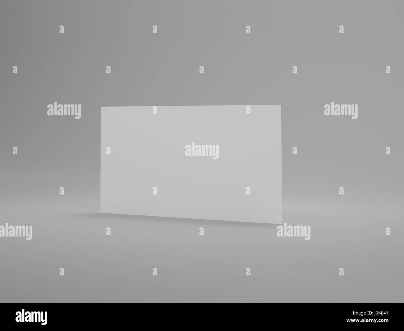 3D Rendering Business card isolated on white background, illustration ...