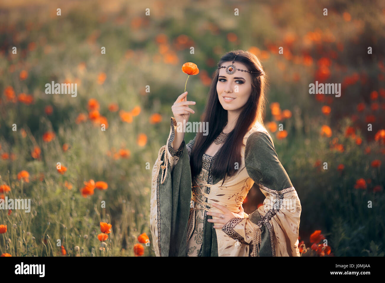 Medieval princess woman hi-res stock photography and images - Alamy