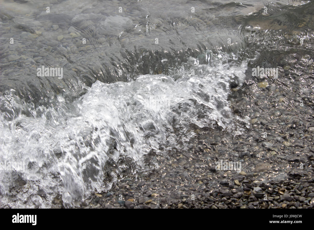 spray blown from waves of a lake, taken in early spring Stock Photo - Alamy