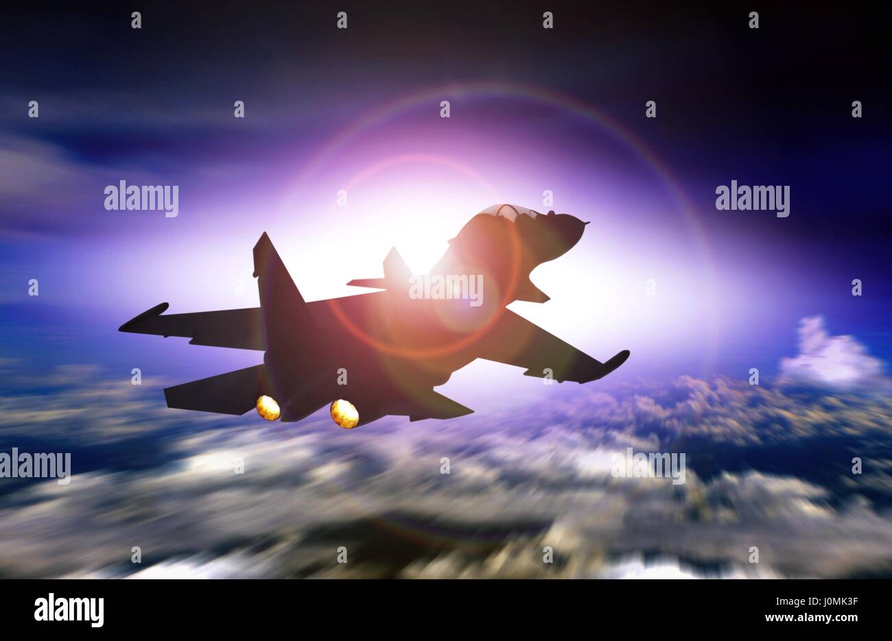 Jet fighter airplane sunrise air High Resolution Stock Photography and ...