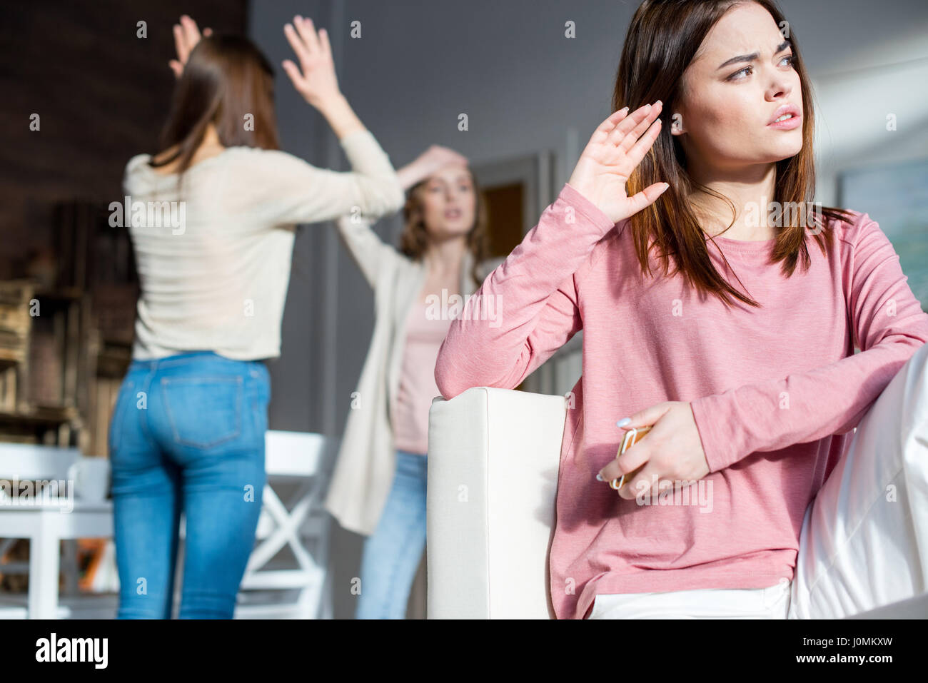 Quarreling women hi-res stock photography and images - Alamy