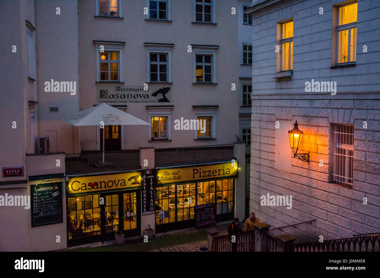 Ristorante casanova under the charles bridge hi-res stock photography ...