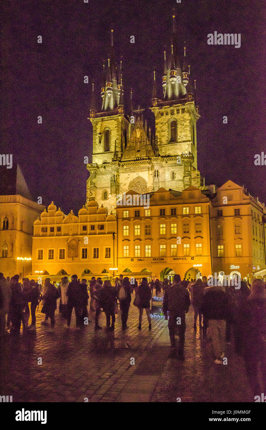 Old Town Square is a historic square in the Old Town quarter of Prague ...