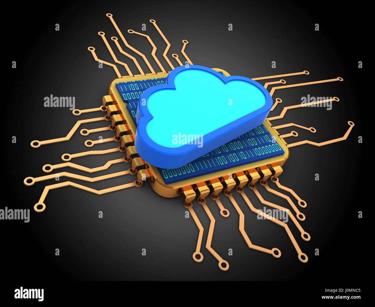3d illustration of modern computer chip processor Stock Photo - Alamy