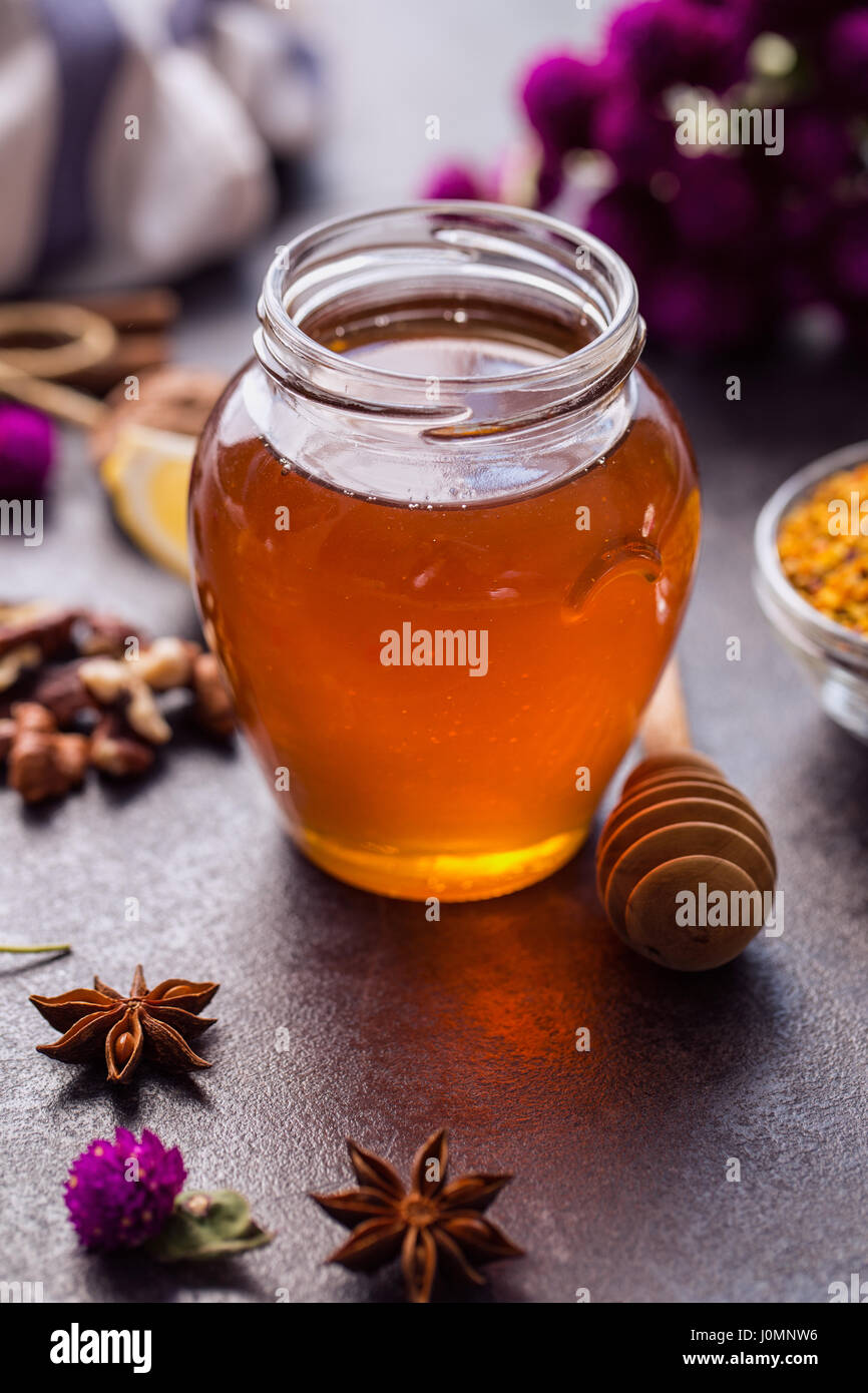 fresh honey product of bee Stock Photo - Alamy