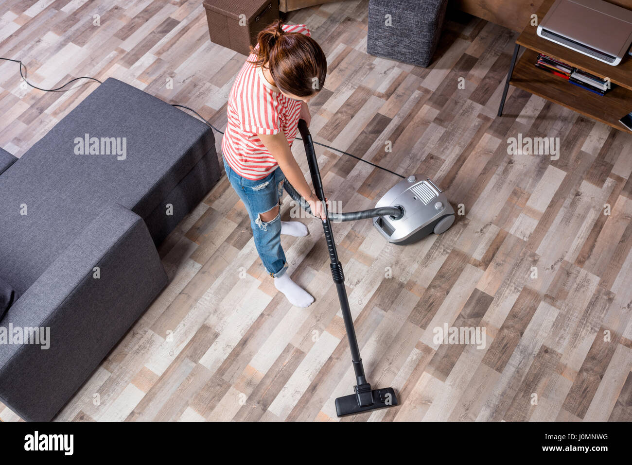 Overhead cleaning hi-res stock photography and images - Alamy