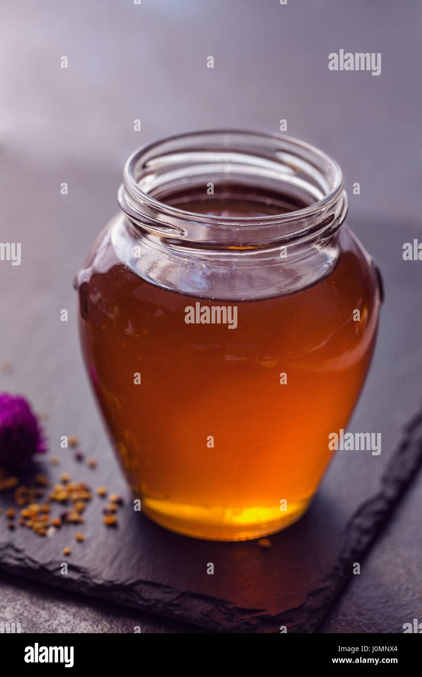 Sweet liquid in jar hi-res stock photography and images - Alamy