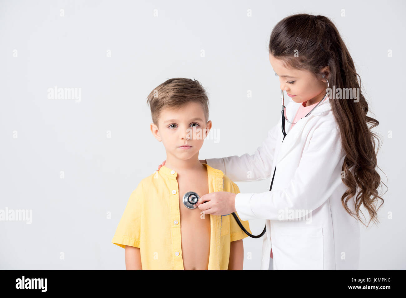 Doctor With Stethoscope With Child