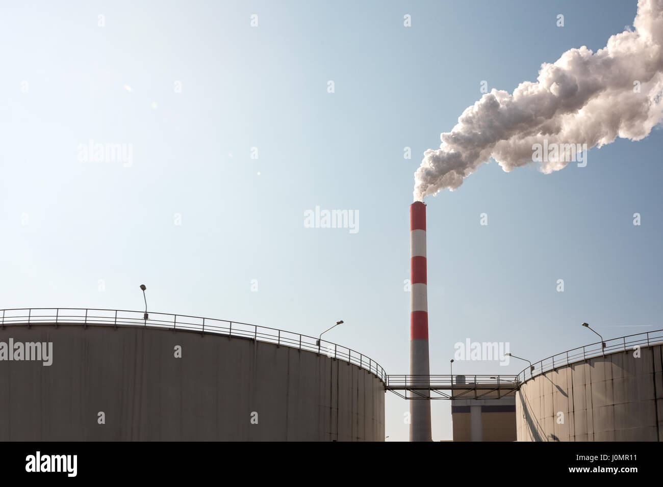 Heavy industrial air pollution Stock Photo - Alamy