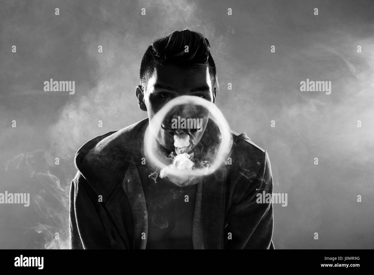 Vaping Black and White Stock Photos & Images - Alamy