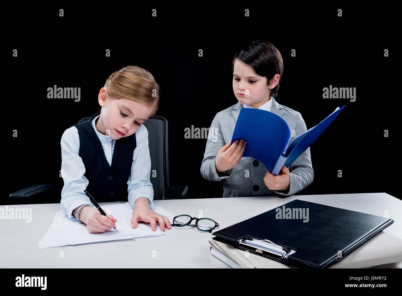 Workplace children hi-res stock photography and images - Alamy