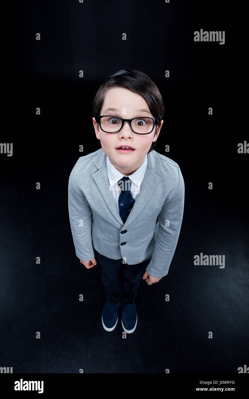 Shocked looking boy hi-res stock photography and images - Alamy