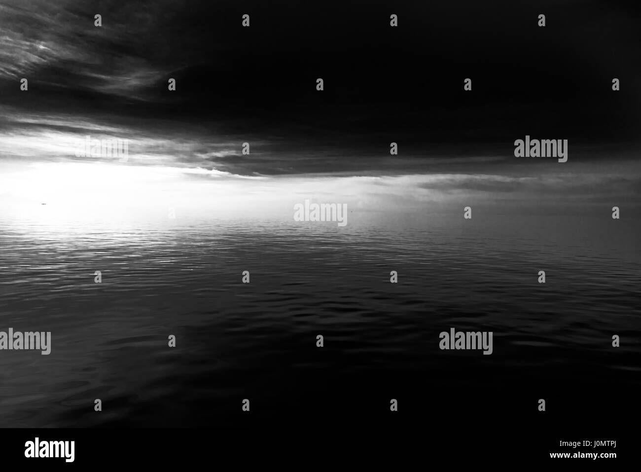 The deep blue sea Black and White Stock Photos & Images - Alamy