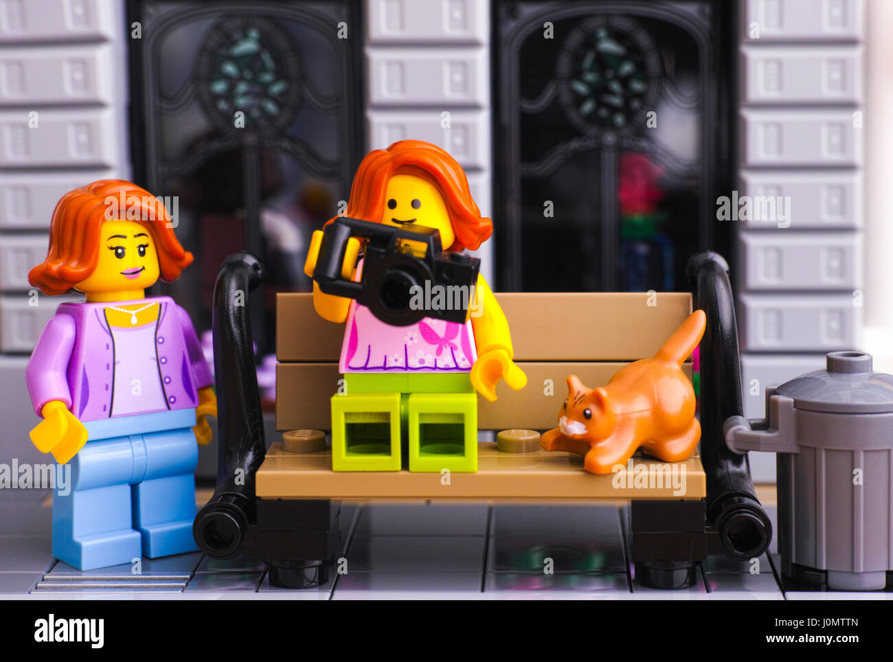 Lego girl lego woman hi-res stock photography and images - Alamy